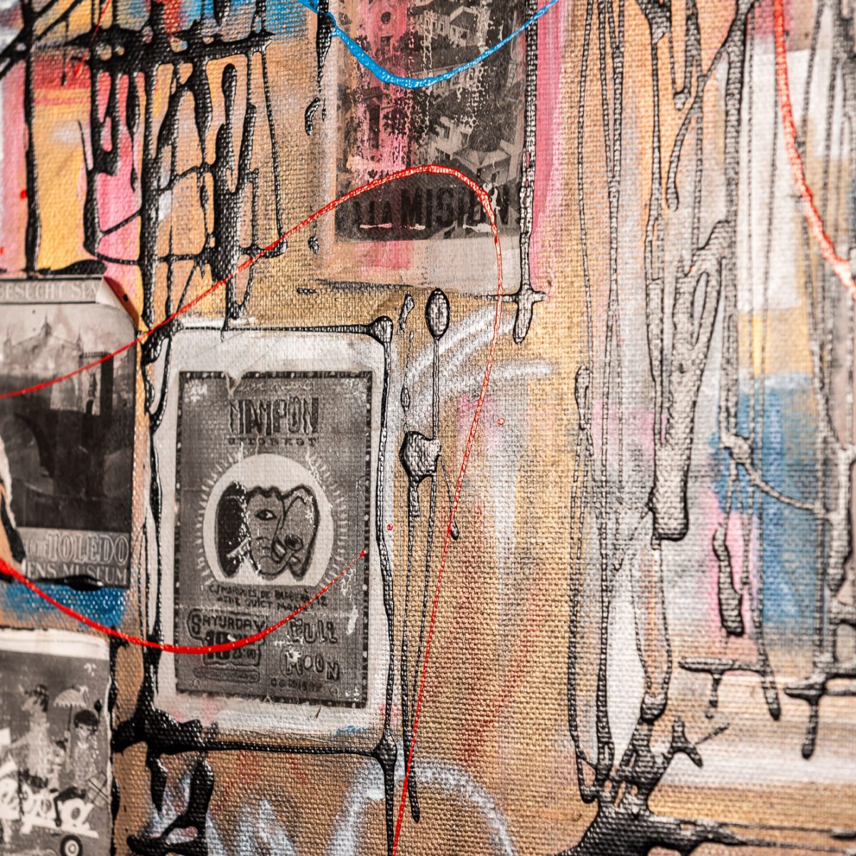 Original Barcelona Vespa Painting - Barcelona Life by Paul Kenton