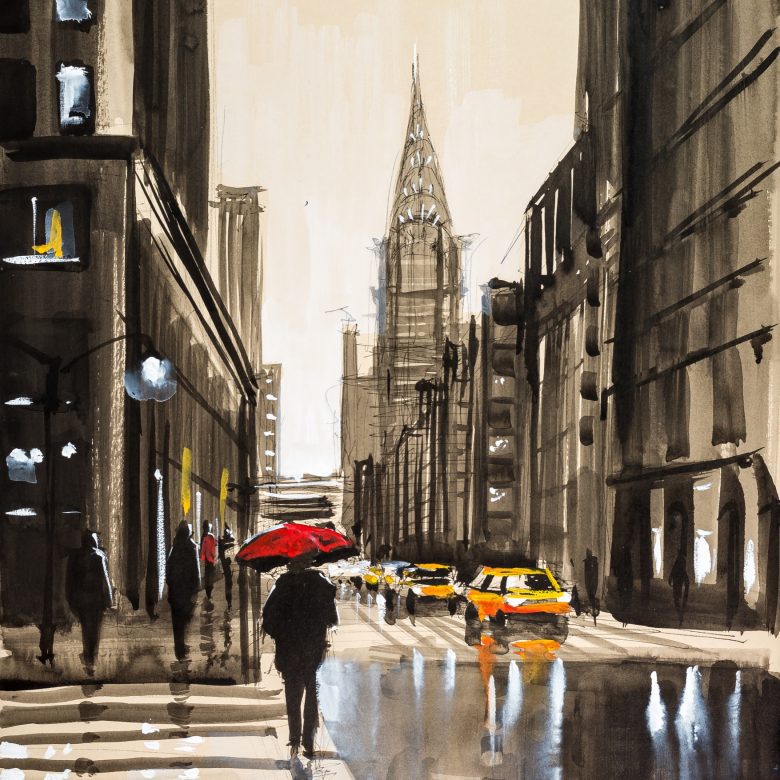 New York Rainy Days - Print Collection Set - Paul Kenton