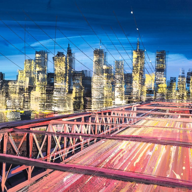 New York Night Skyline - Print Collection Set - Paul Kenton