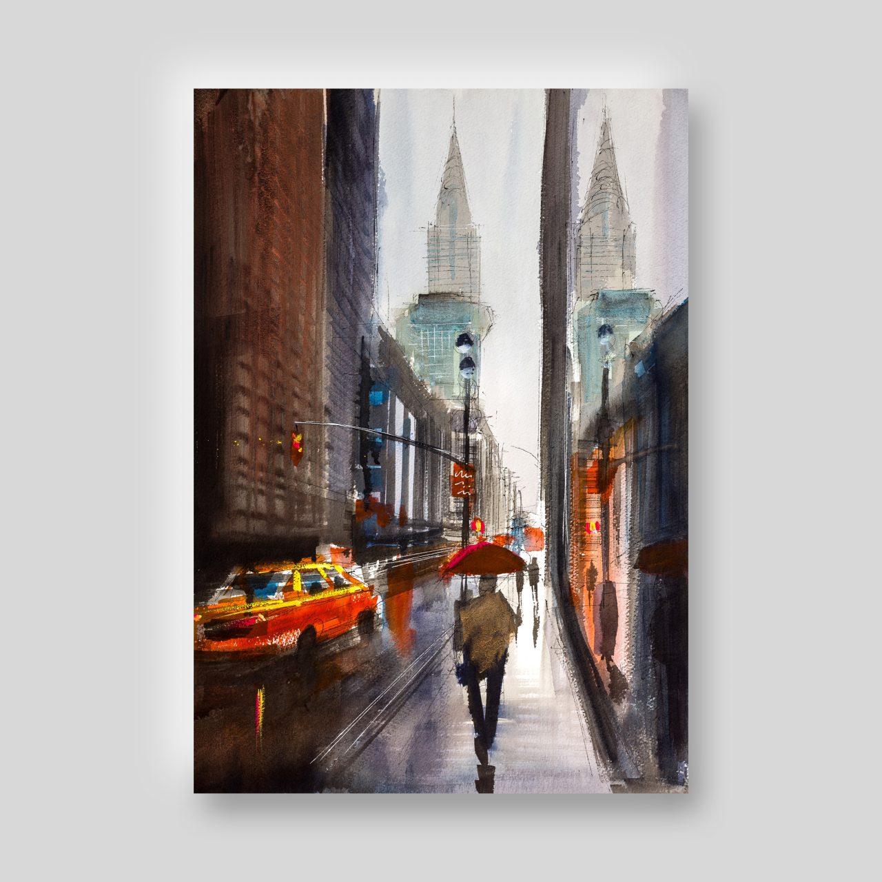 New York Rainy Days - Print Collection Set - Paul Kenton