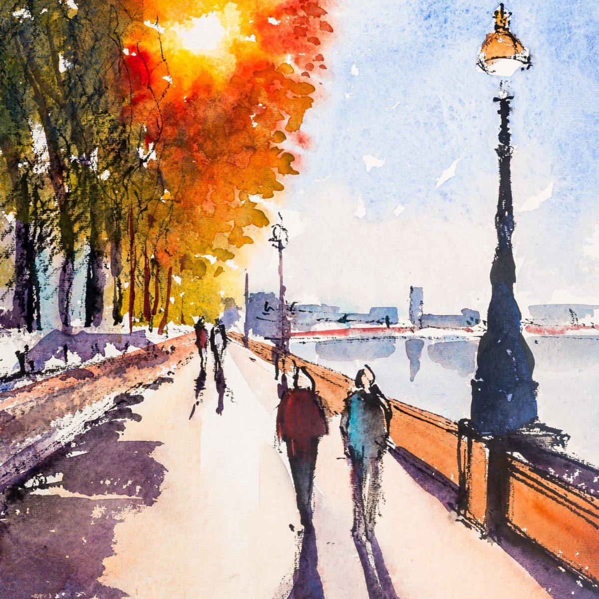 London Watercolour & Ink - Print Collection Set - Paul Kenton