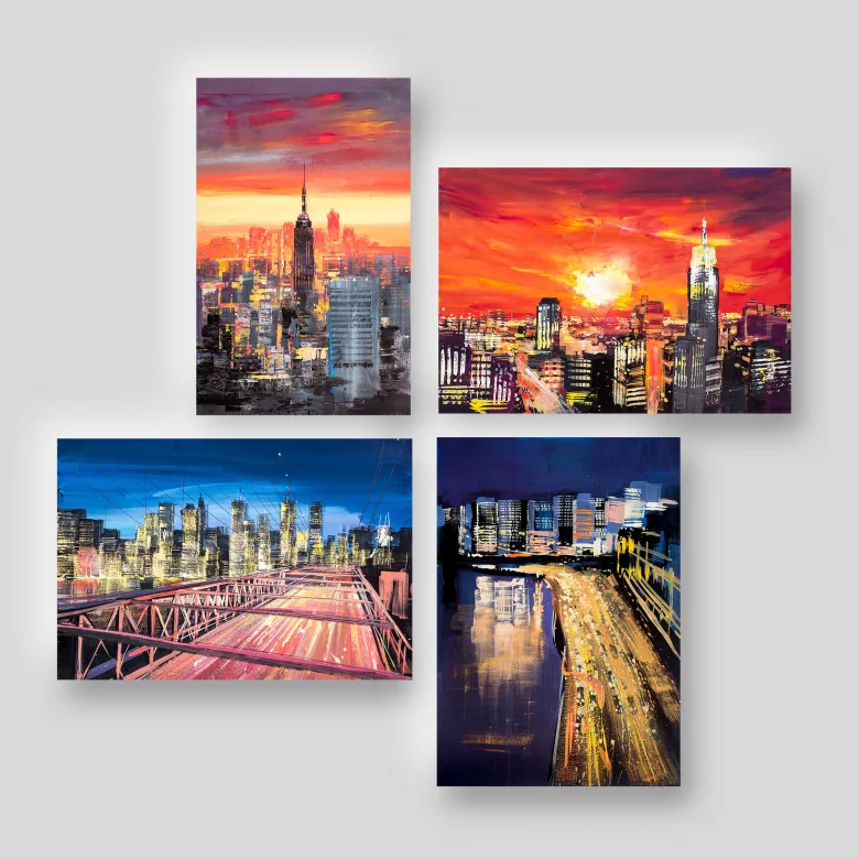 New York cityscape original paintings and prints - Paul Kenton