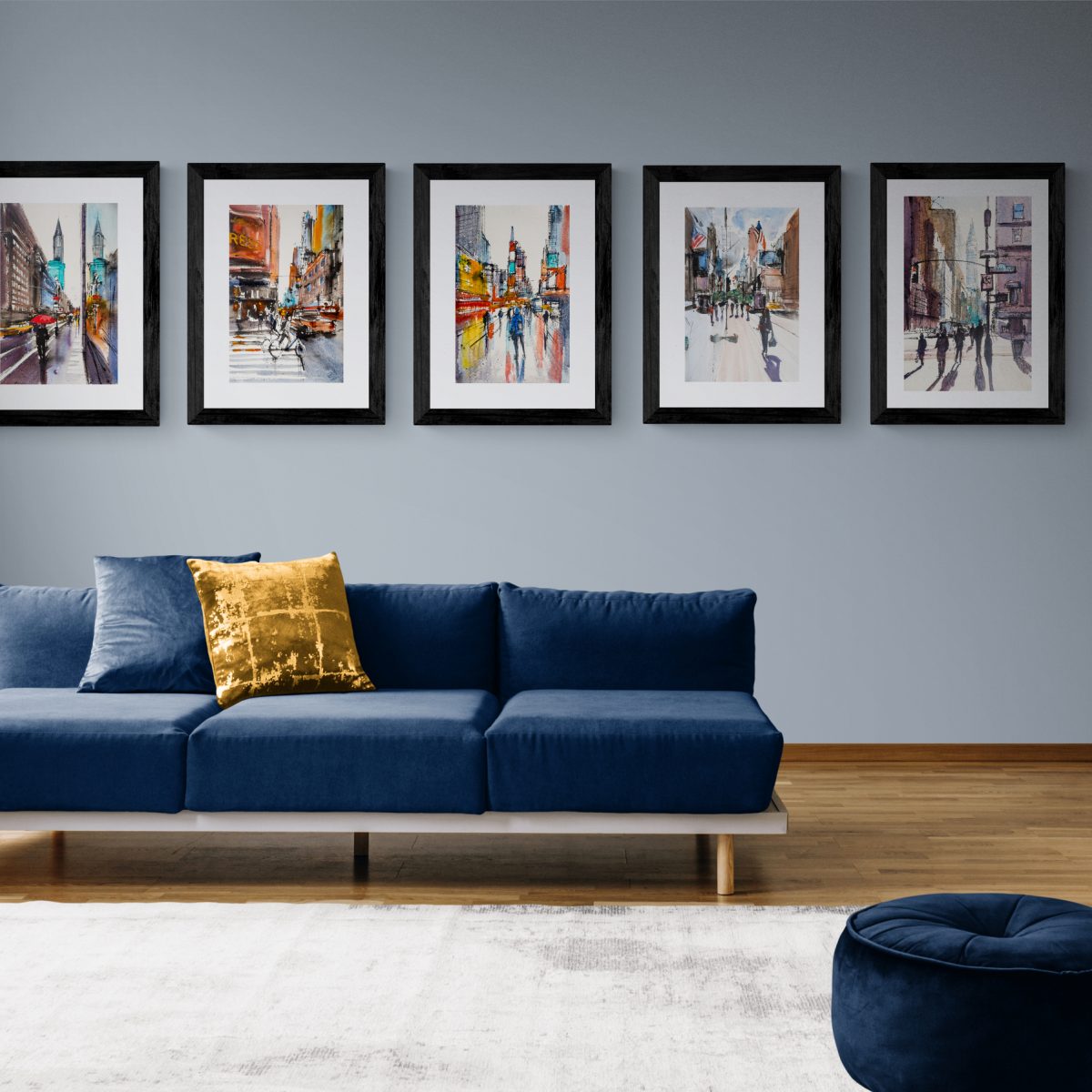 New York Watercolour & Ink - Print Collection Set - Paul Kenton