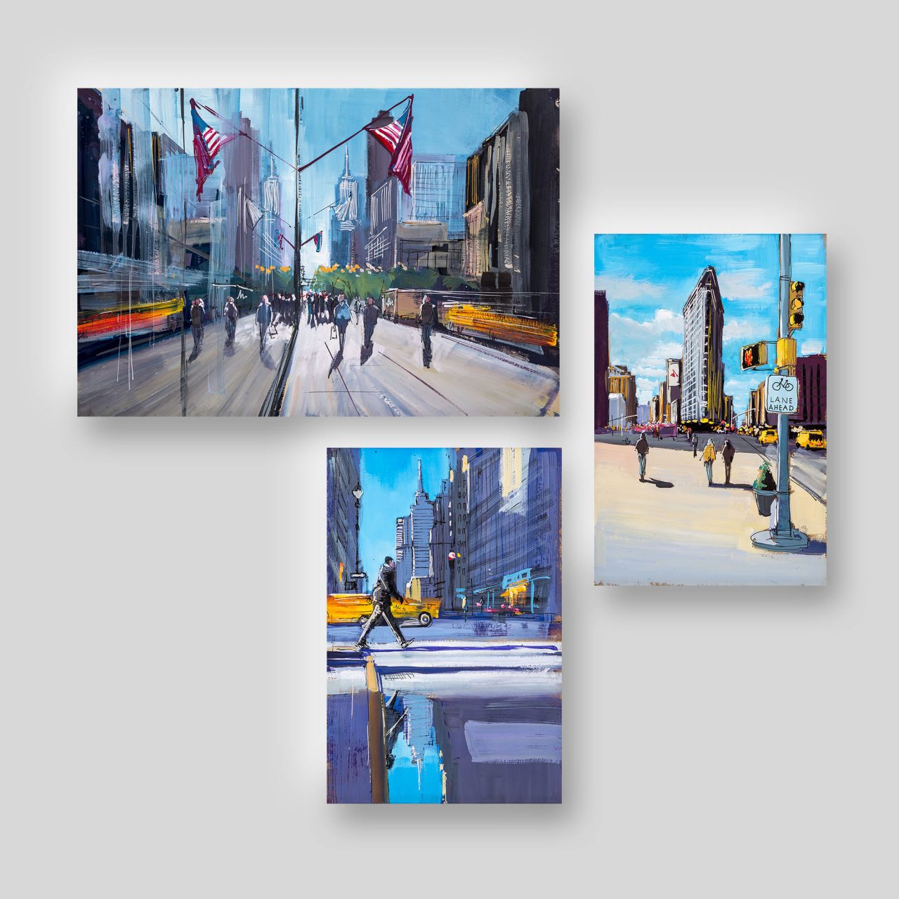 Streets of New York I - Print Collection Set - Paul Kenton
