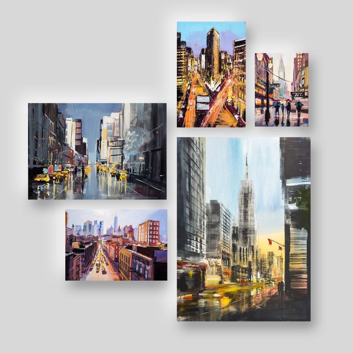 Streets of New York II - Print Collection Set - Paul Kenton