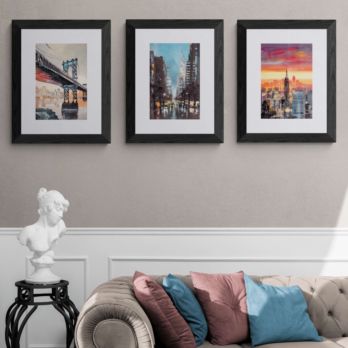 New York Landmarks - Print Collection Set - Paul Kenton