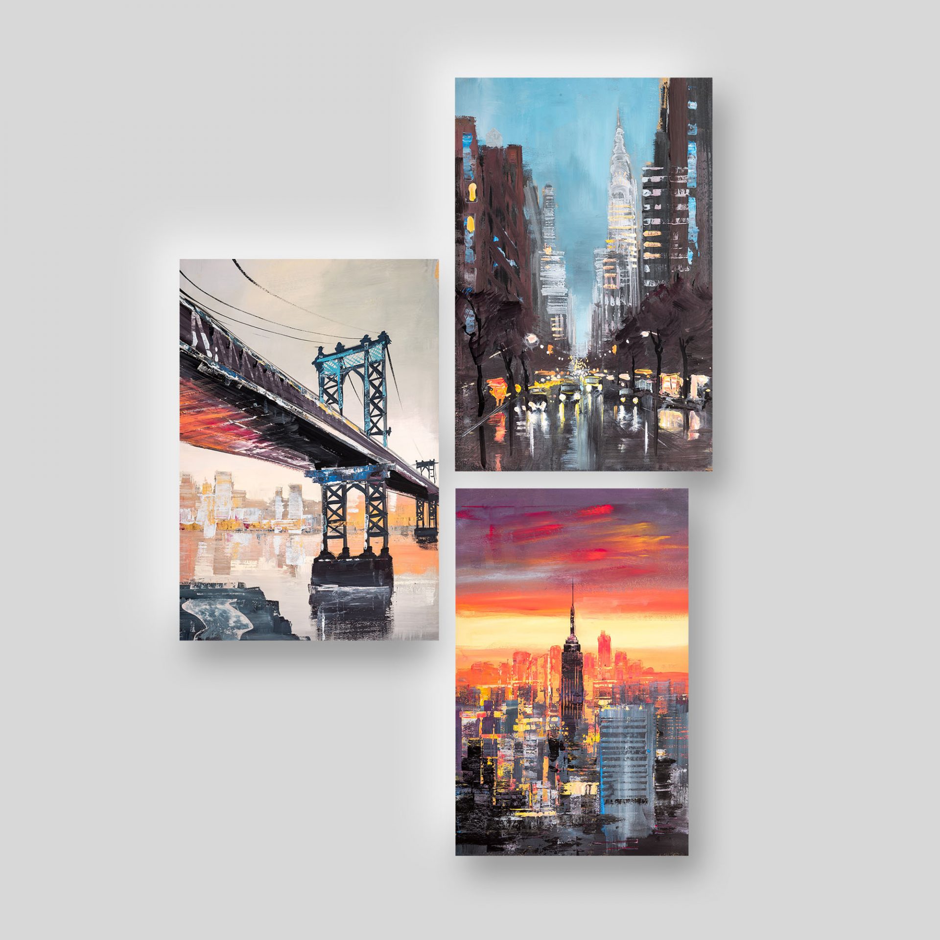 New York Landmarks - Print Collection Set - Paul Kenton