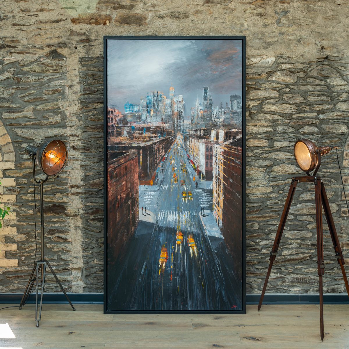 New York Groove - Original New York Cityscape Painting