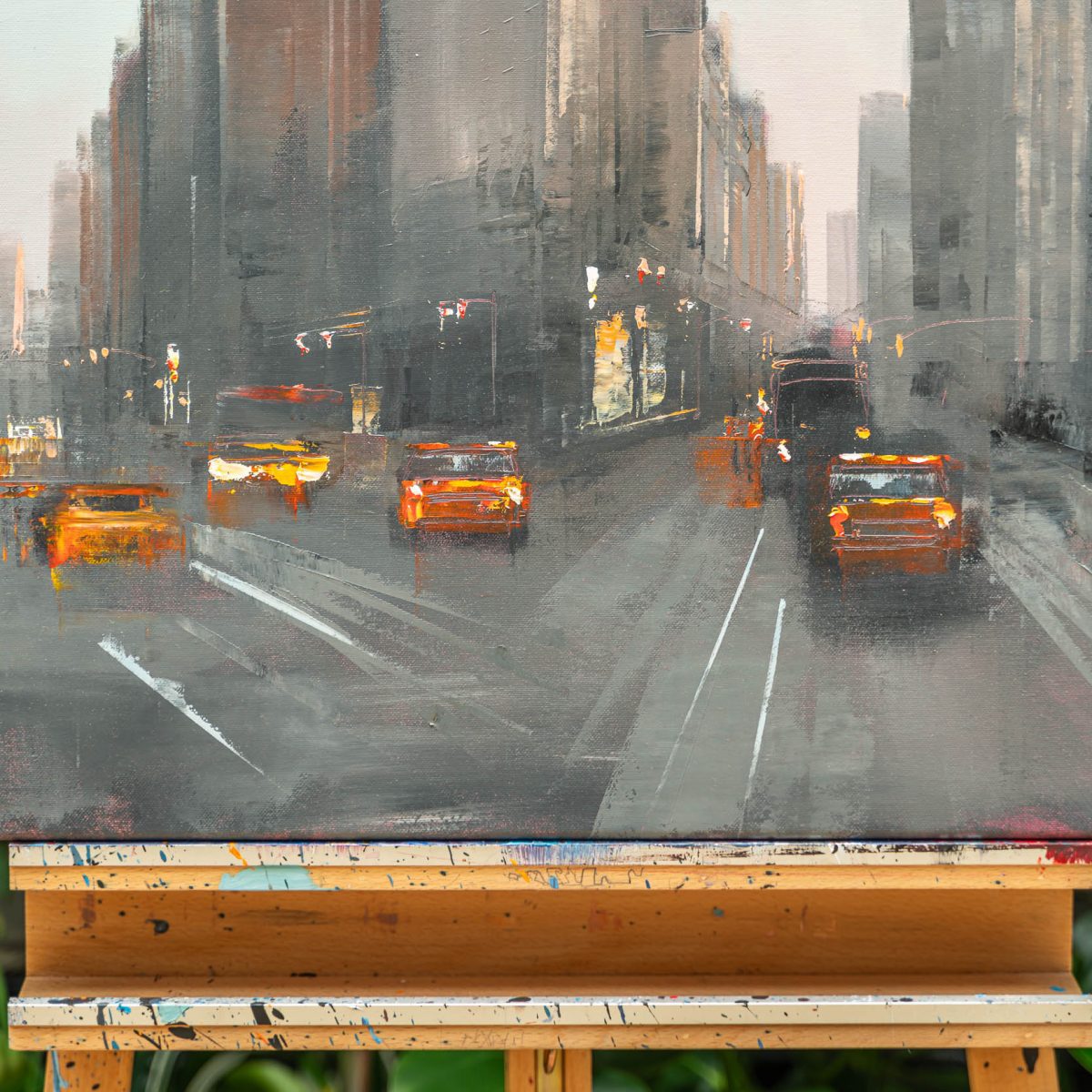 Muted Manhattan - Original New York Cityscape Painting
