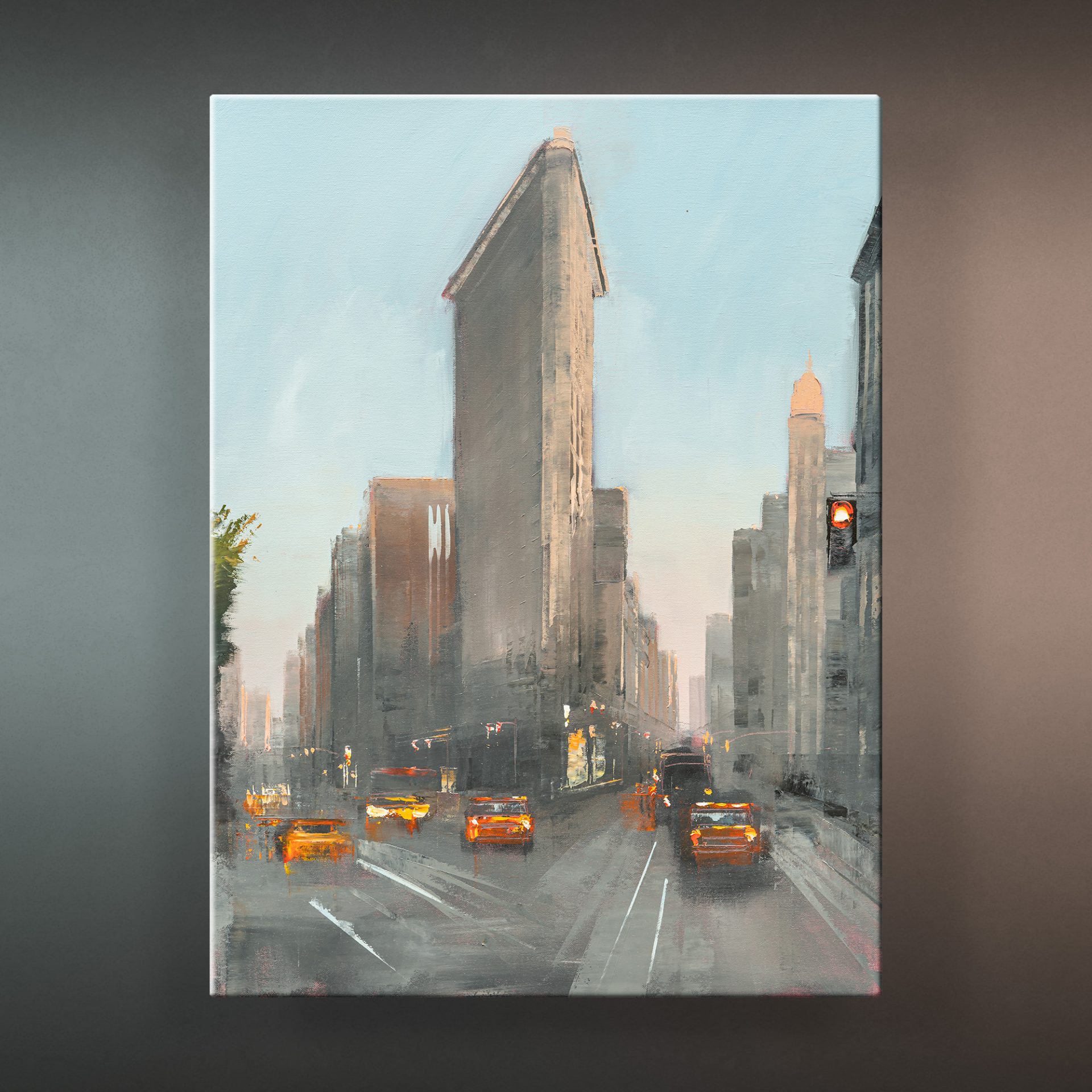Muted Manhattan - Original New York Cityscape Painting