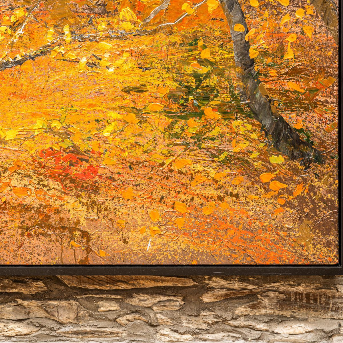 Autumn Leaves - Original Landscape Painting by Artist Paul Kenton