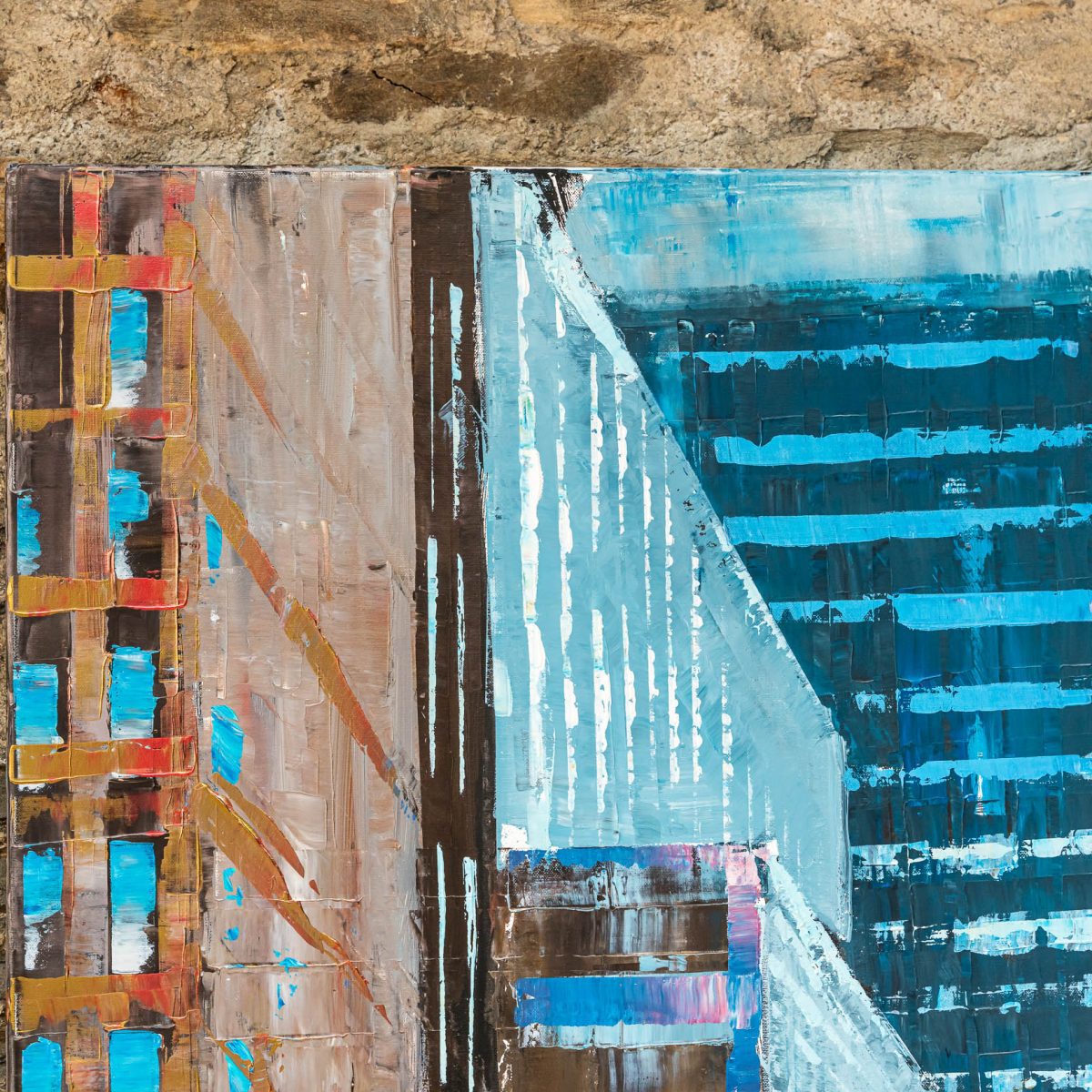 New York Shadows - Original New York Cityscape Painting