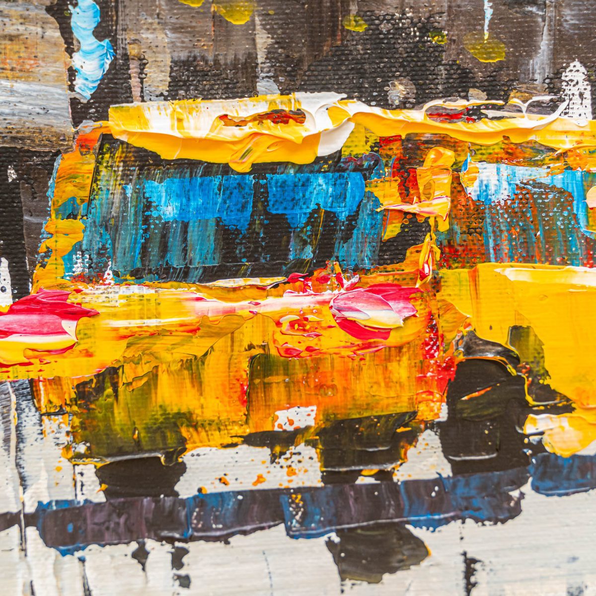 New York Shadows - Original New York Cityscape Painting