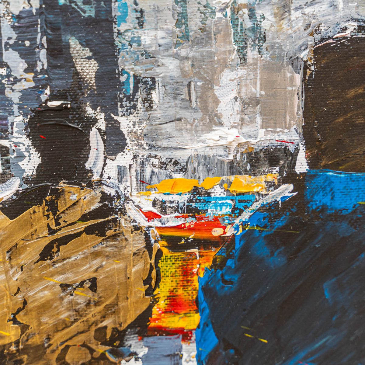 New York Shadows - Original New York Cityscape Painting