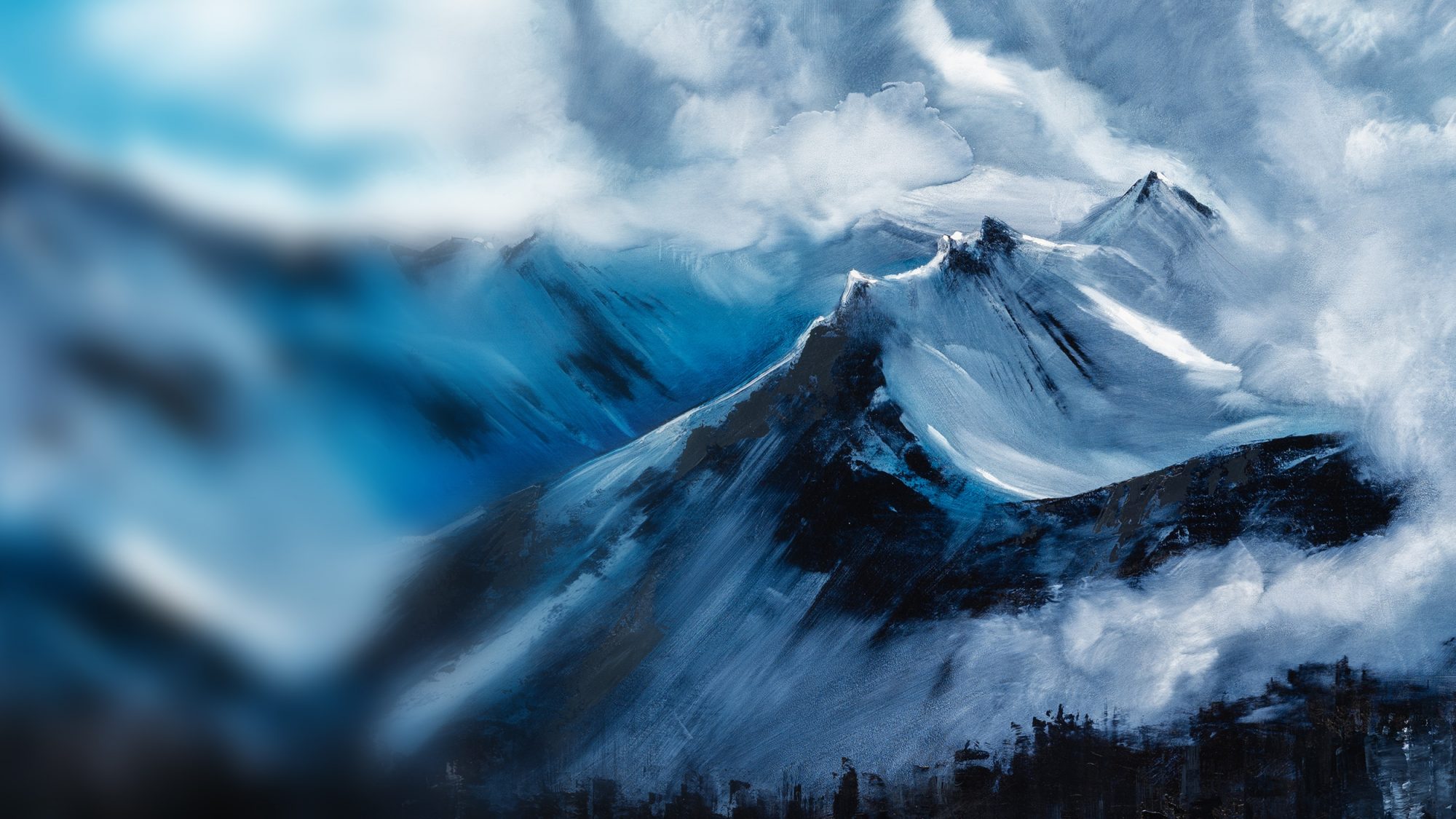 Mountainous - Original Mountainscape Painting