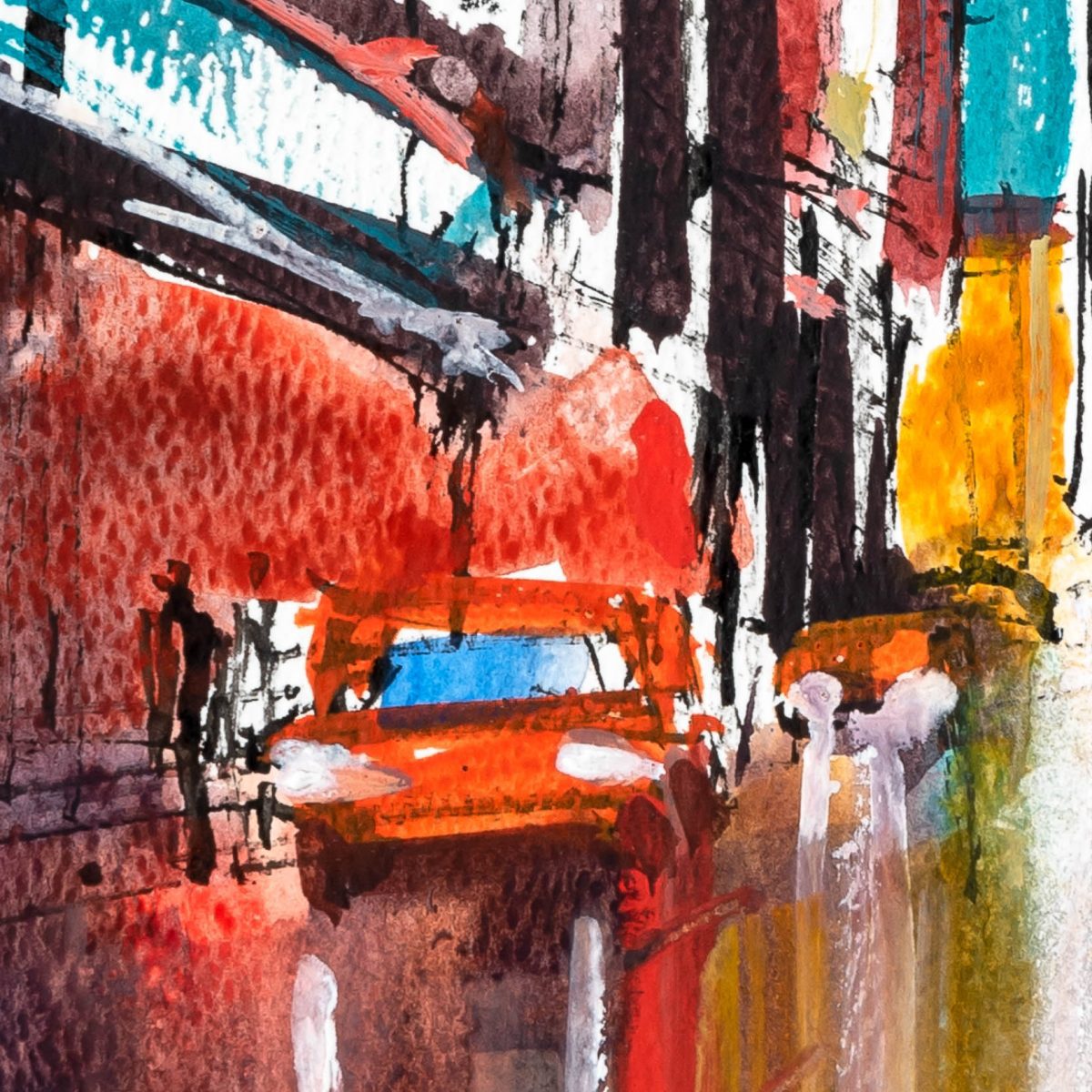 New York Colours - Original New York Cityscape Painting