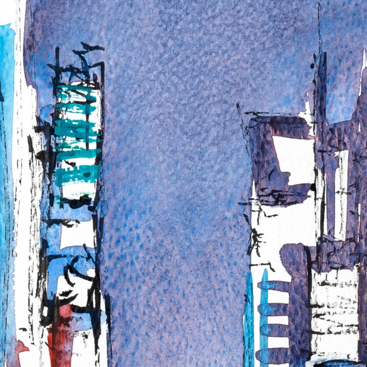 New York Colours - Original New York Cityscape Painting