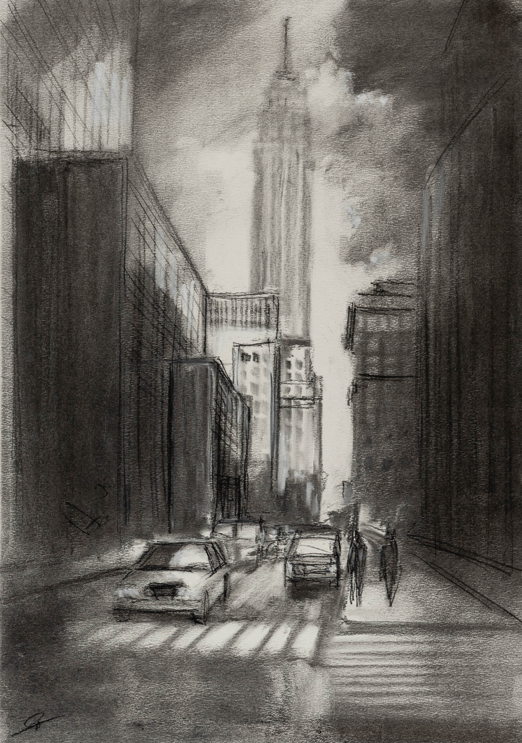 City Artwork Drawing