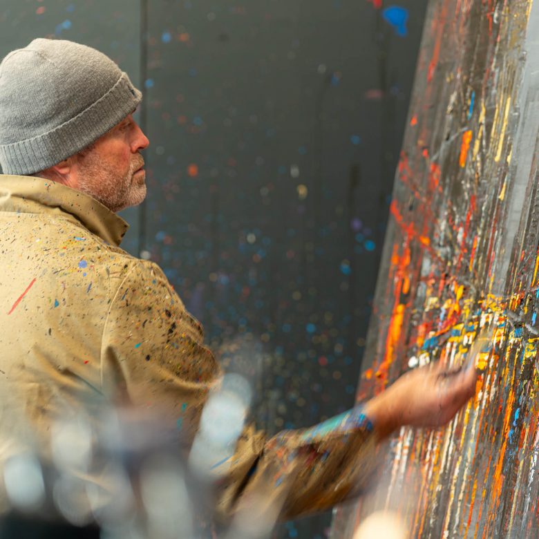 Manhattan Nocturne - Original New York Cityscape Painting