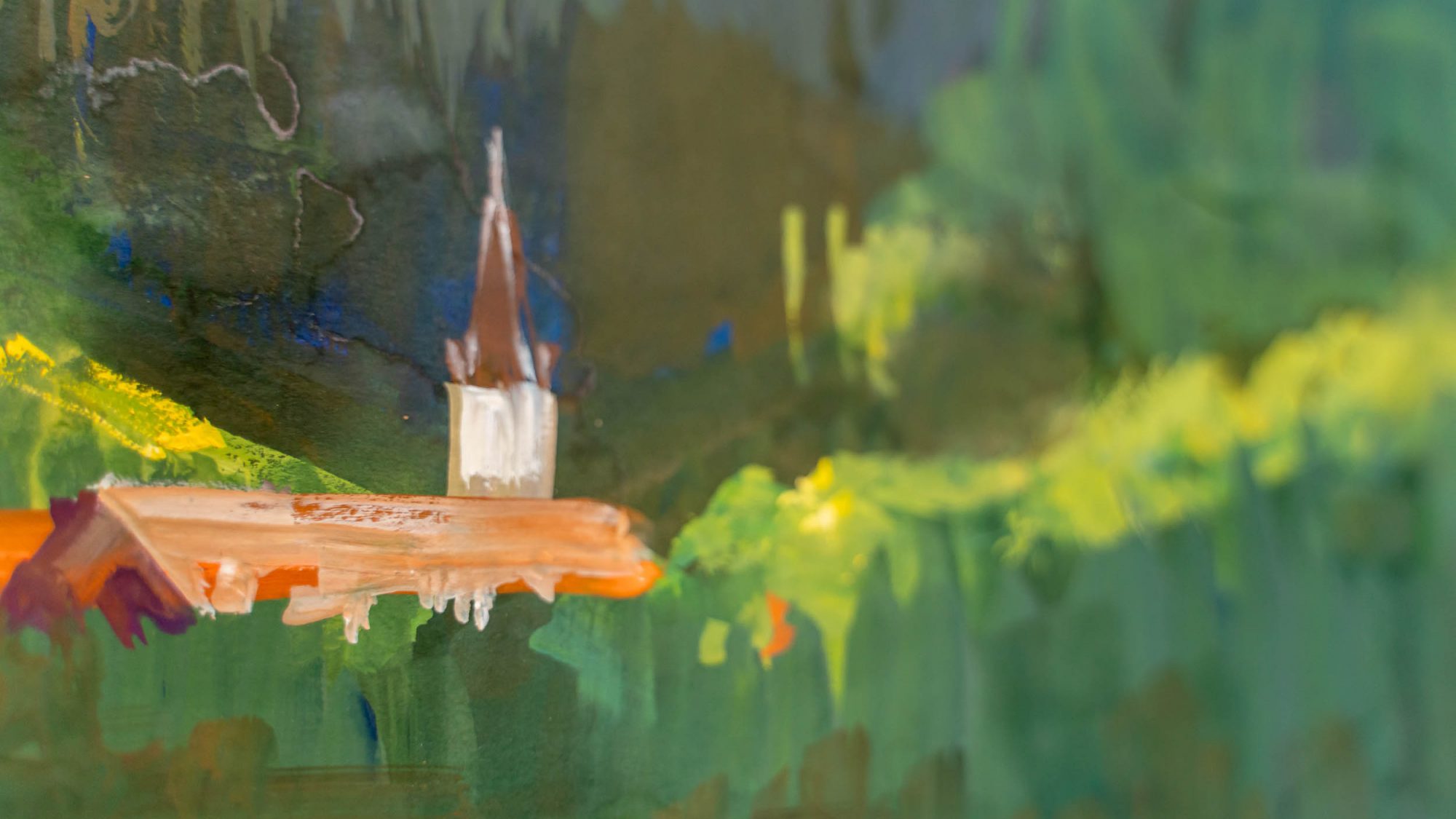 Alpine Sanctuary - Original Mountainscape Painting