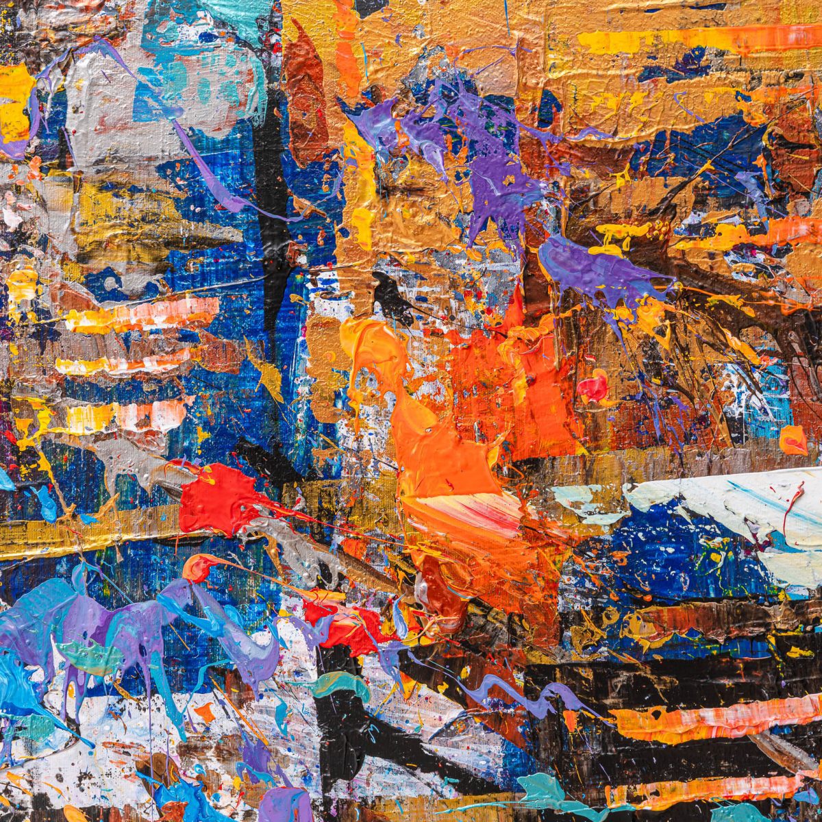 Footnotes Of The Big Apple - Original New York Cityscape Painting