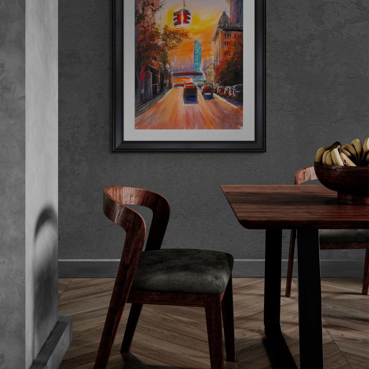 Sunrise City Light - Original New York Cityscape Painting