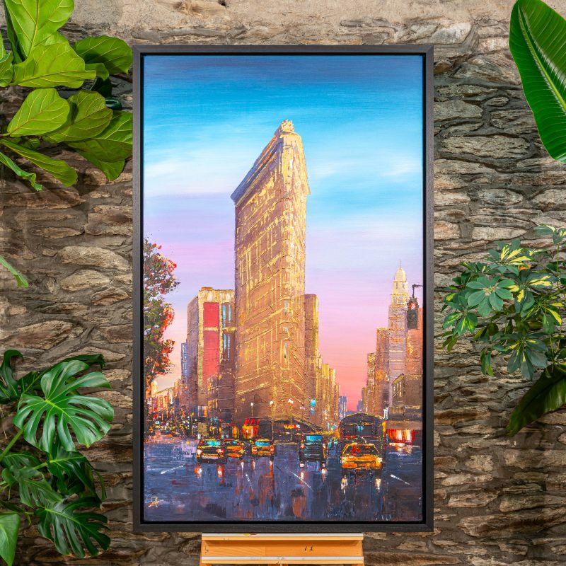 New York City Rhythm - Original New York Cityscape Painting
