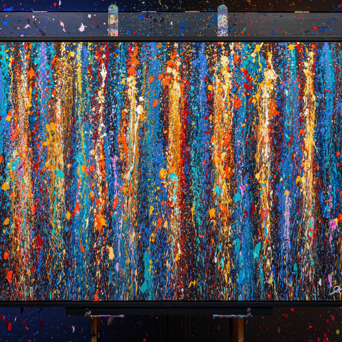 Abstract Flow - Original Abstract Cityscape Painting
