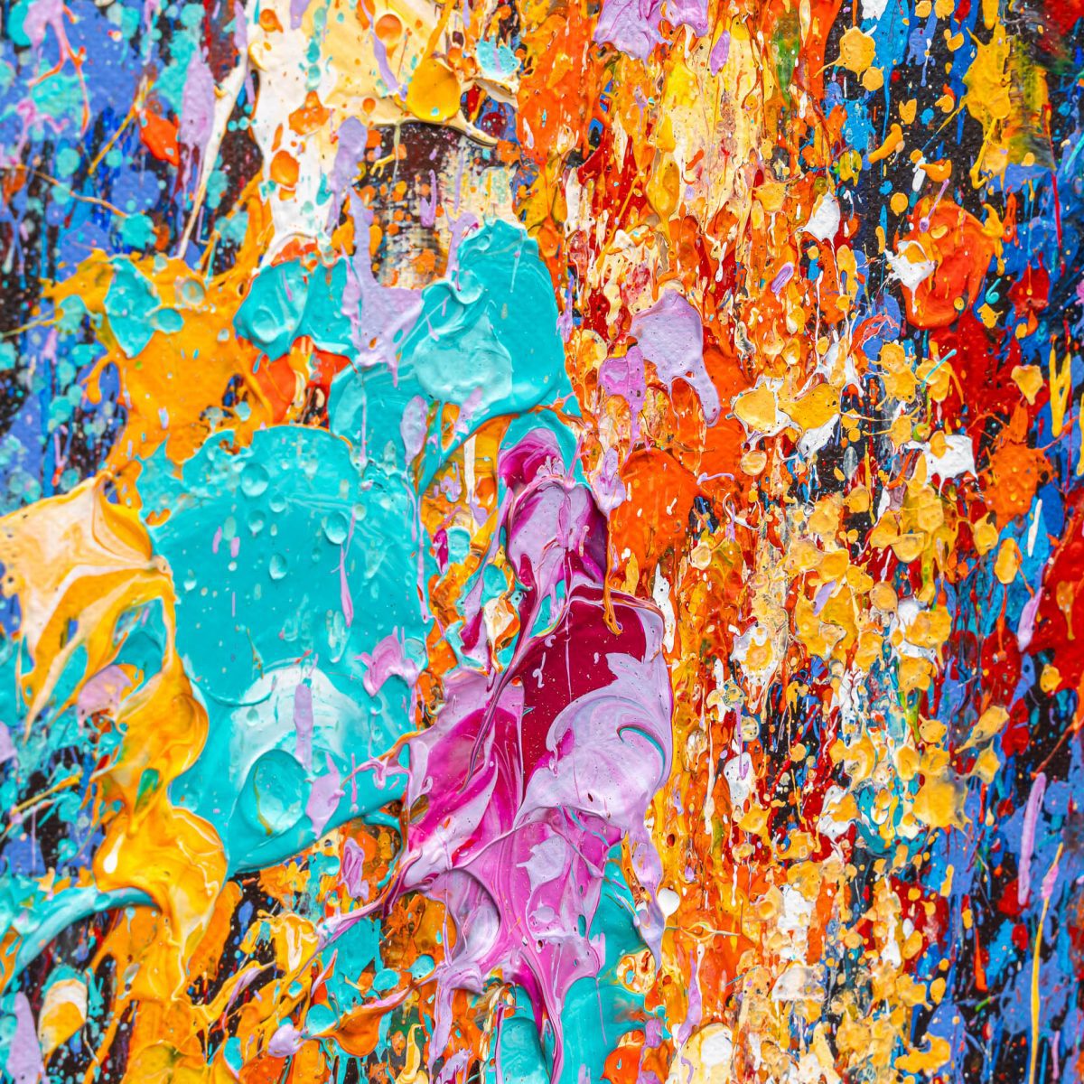 Abstract Flow - Original Abstract Cityscape Painting