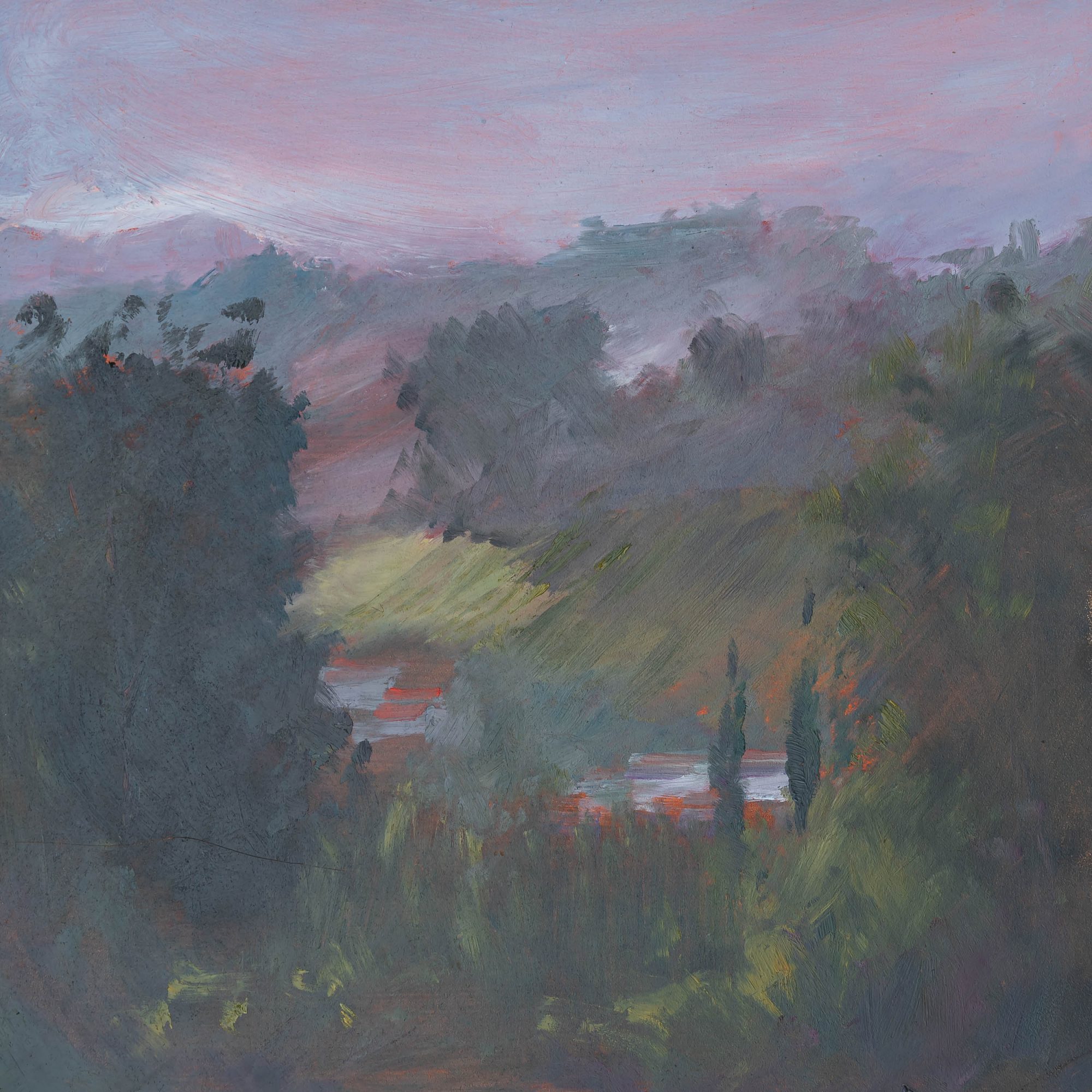 Enchanted Forest - Original Landscape Painting by Paul Kenton