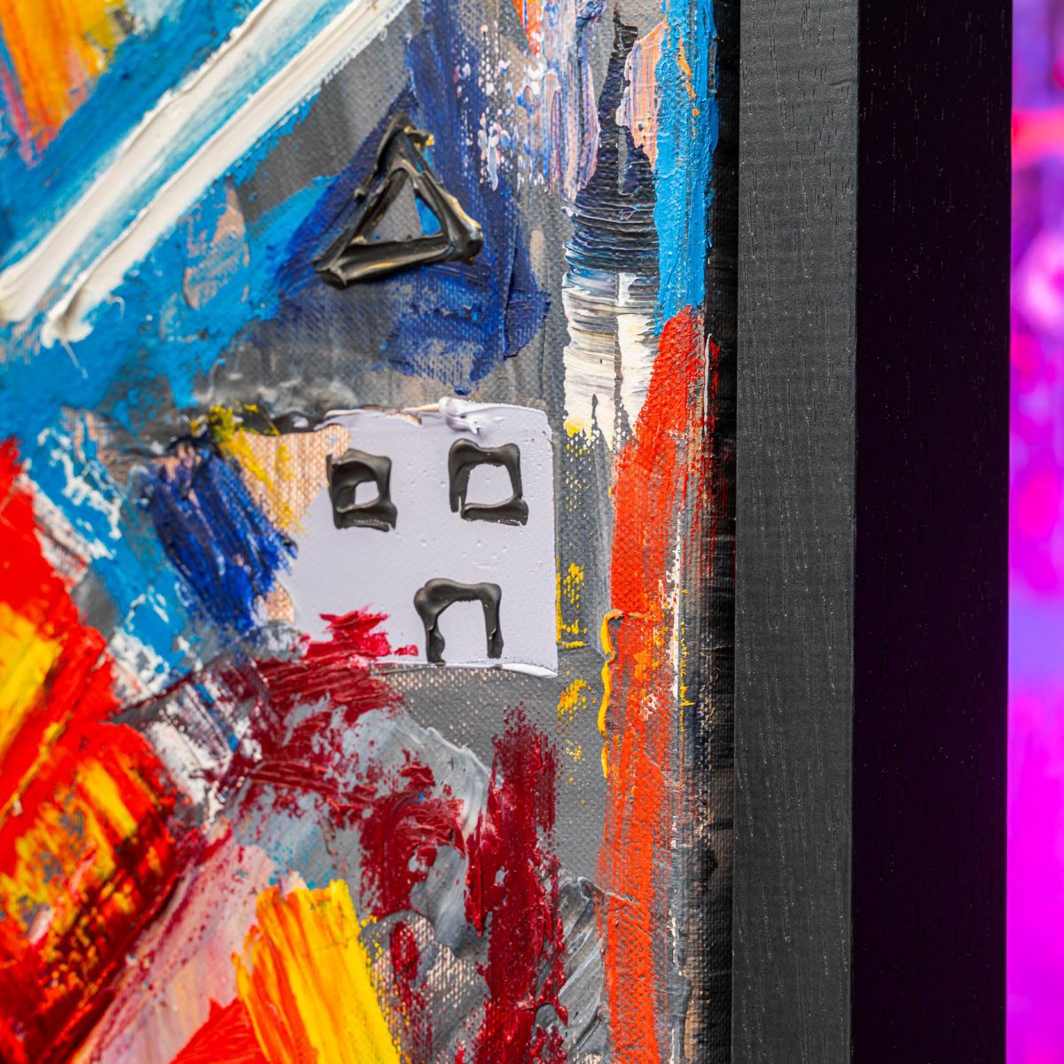 Laid Back - Original Abstract Cityscape Painting