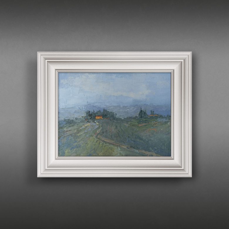 Hilltop Homestead - Original Landscape Painting