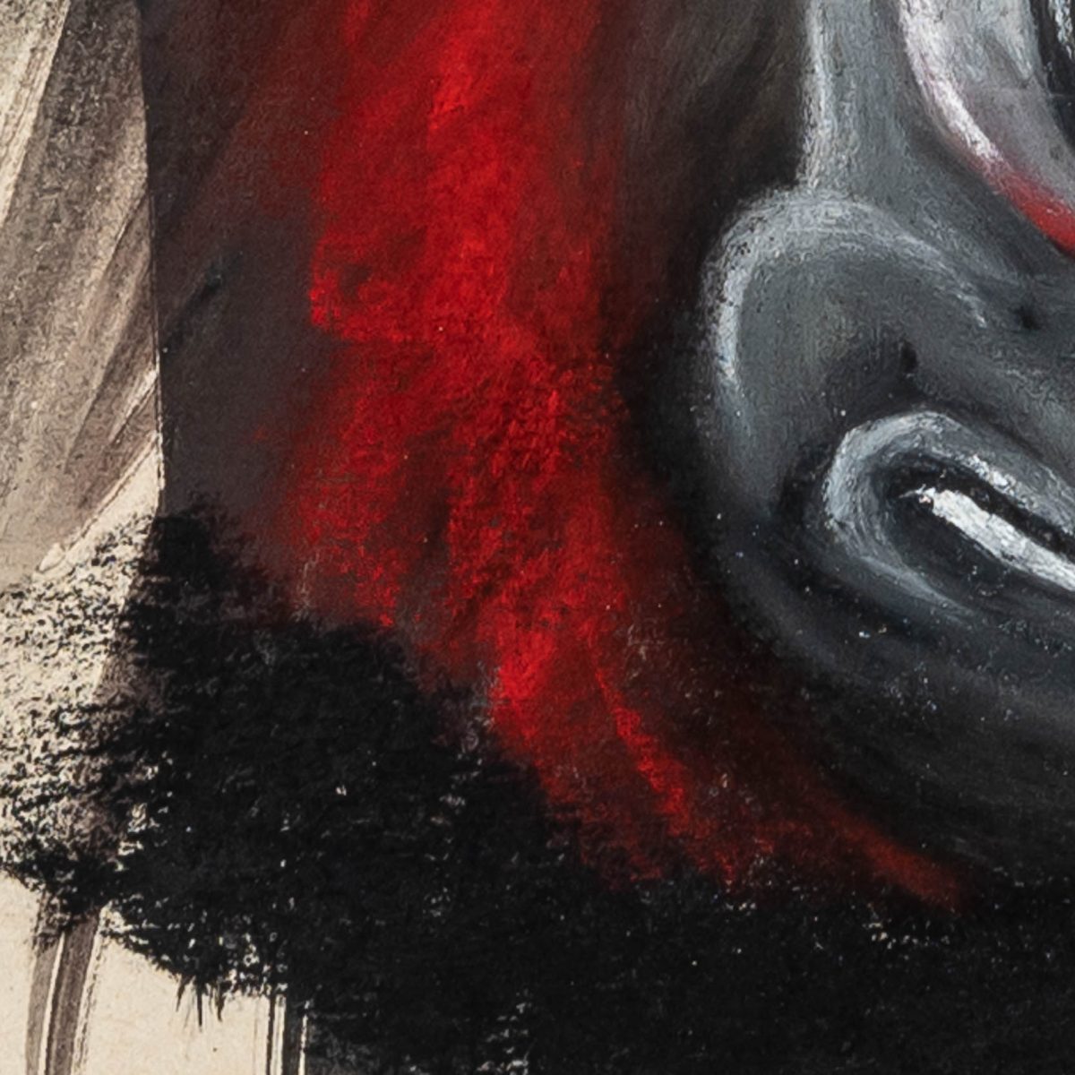 Demented Mickey - Original Retro Painting