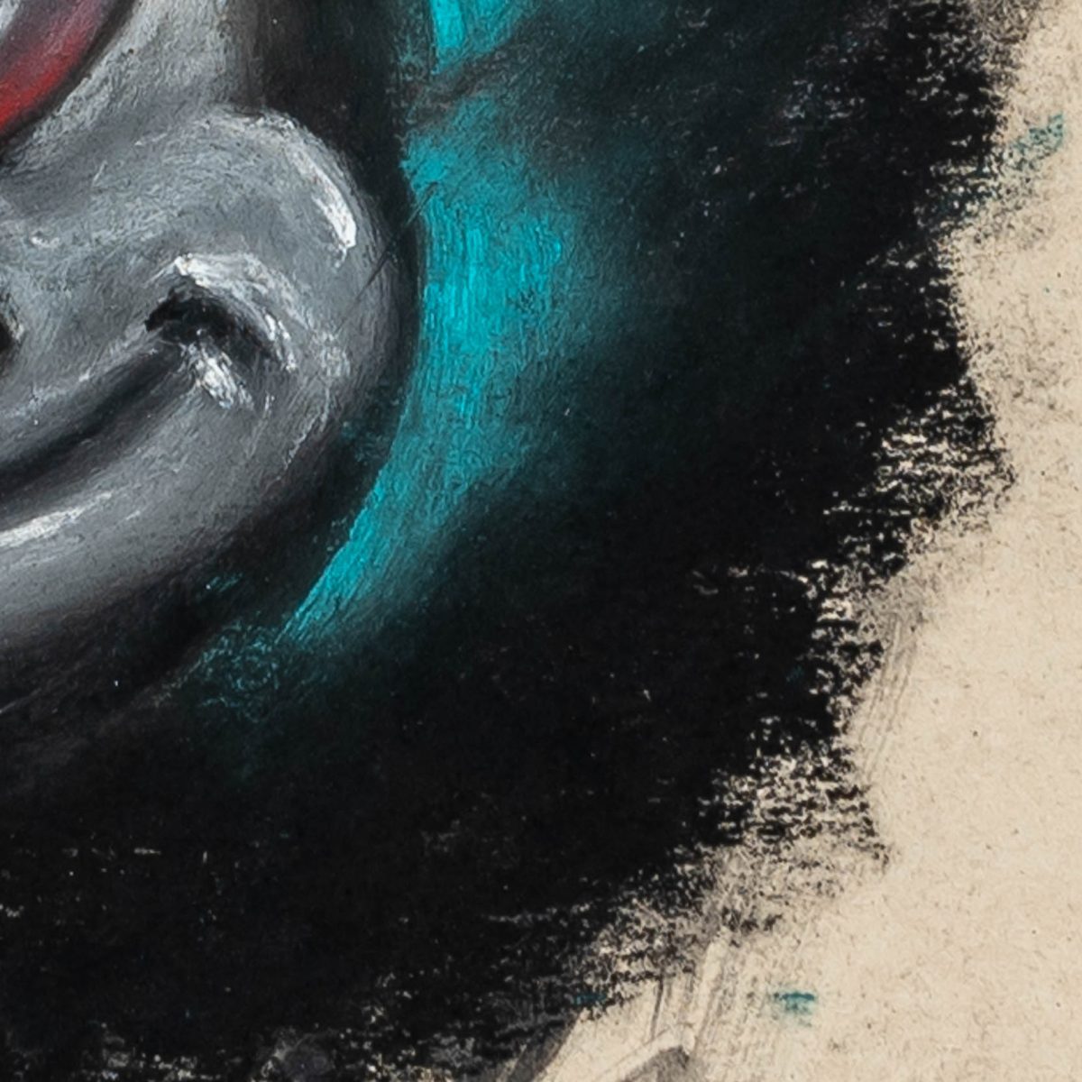 Demented Mickey - Original Retro Painting