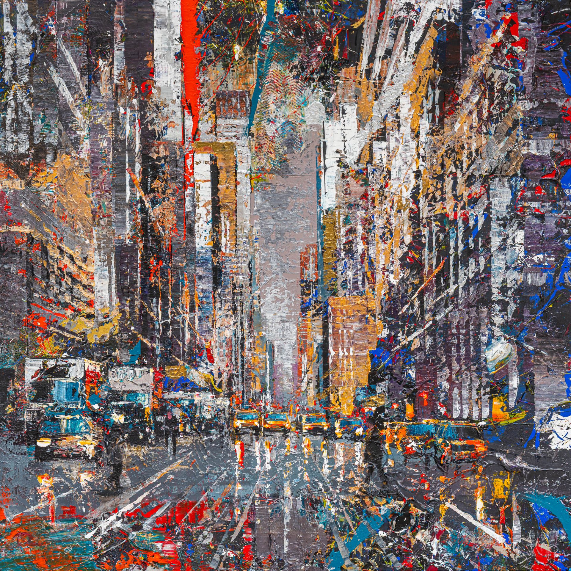 Manhattan Momentum - Original New York Painting