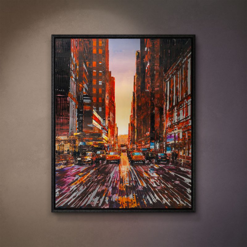 Reflections Before Dusk - Original New York Painting
