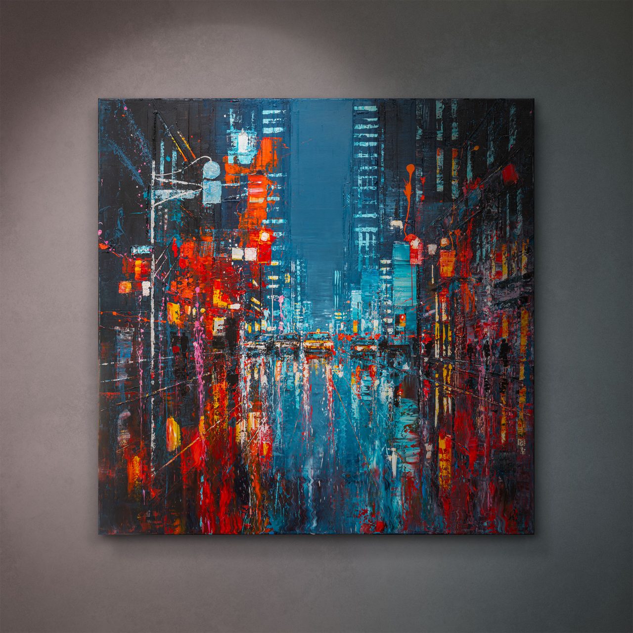 Electric Crossroads - Original New York Painting
