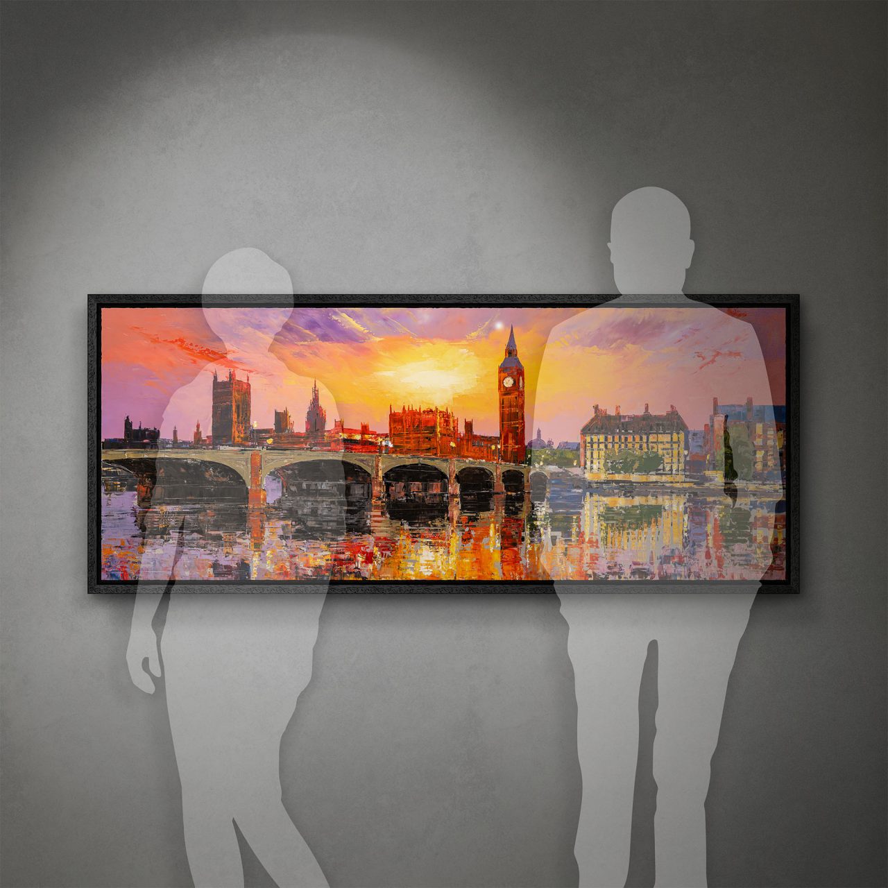 London Ablaze - Original London Painting
