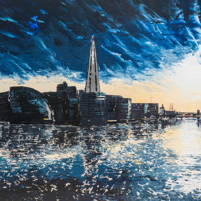 Capital In Shadow - Original London Painting