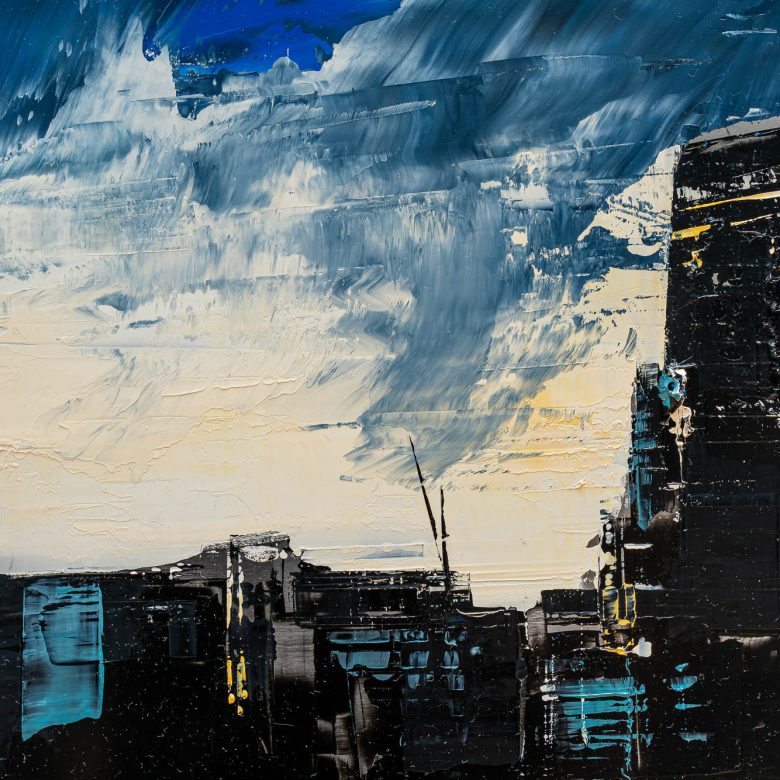 Capital In Shadow - Original London Painting